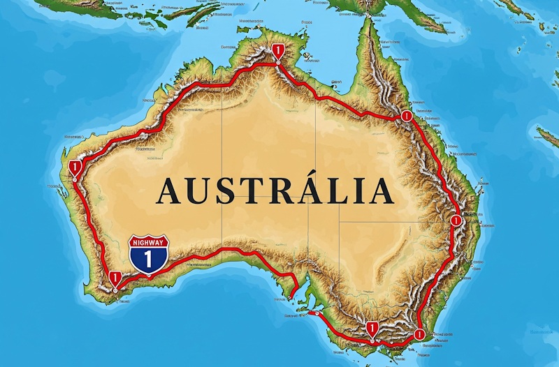 Austrália: Highway 1 é a maior rodovia turística mundial