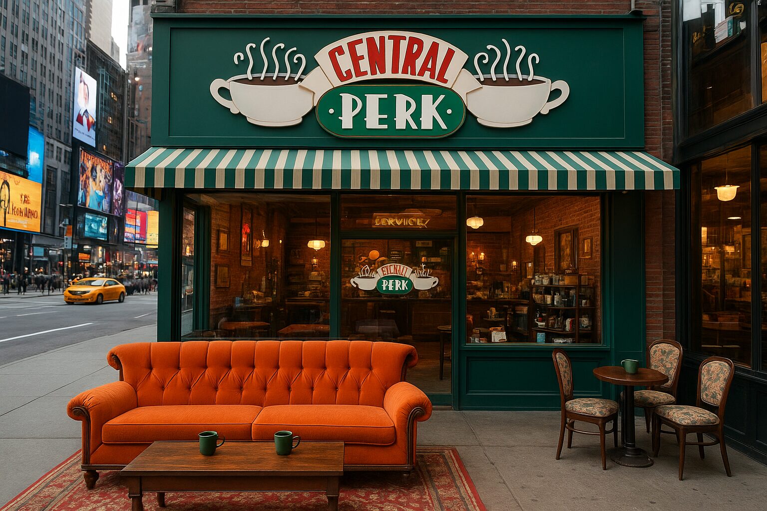 Friends: Central Perk abre filial permanente em Times Square
